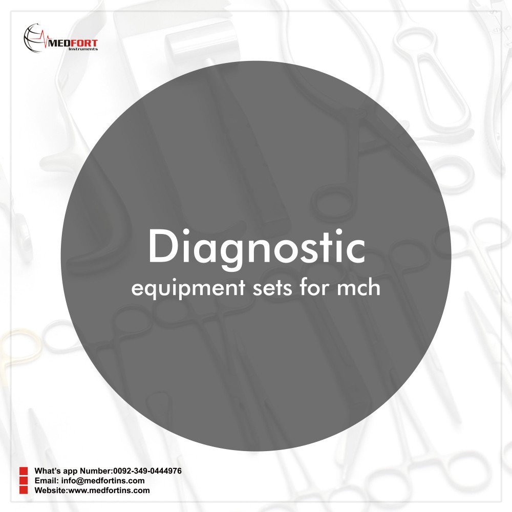 Diagnostic equipment set for mch